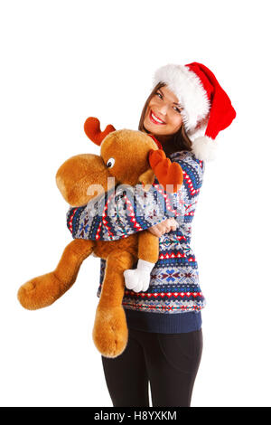 woman in brown sweater holding plastic pet carrier cage on yellow background Stock Photo - Alamy