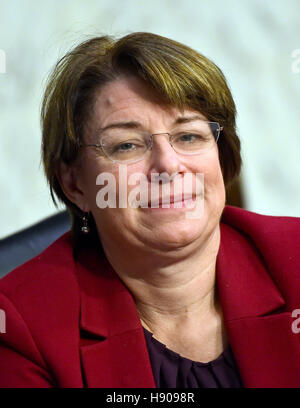 United States Senator Amy Klobuchar (Democrat of Minnesota) speaks ...