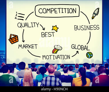 Competition Market Global Challenge Contest Concept Stock Photo ...