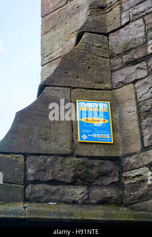 A Smartwater warning sign Stock Photo - Alamy