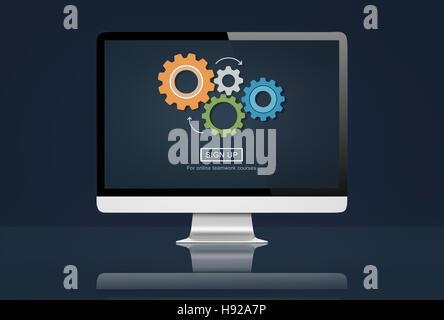 Strategy Process Cog Analysis Concept Stock Photo - Alamy