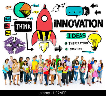 Innovation Business Plan Creativity Mission Strategy Concept Stock ...