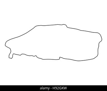 Map of Baltrum Stock Photo - Alamy