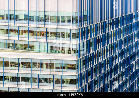 Facade of Blue Fin Building Stock Photo - Alamy