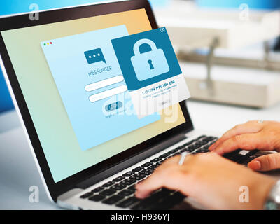 Security Register Account Apply Concept Stock Photo - Alamy