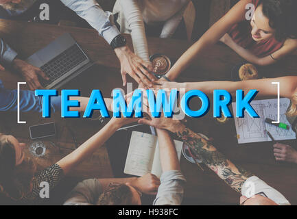 Teamwork Agreement Alliance Collaboration Unity Concept Stock Photo - Alamy