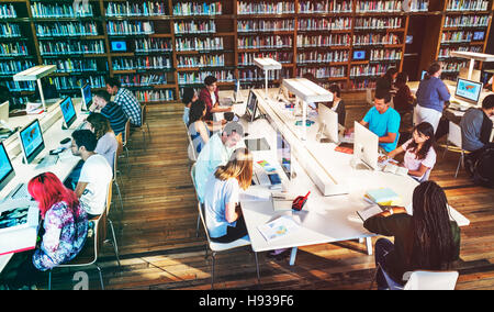 Library Knowledge Information Intelligence Concept Stock Photo - Alamy
