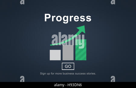 Progress Development Imrpovement Advancement Concept Stock Photo - Alamy