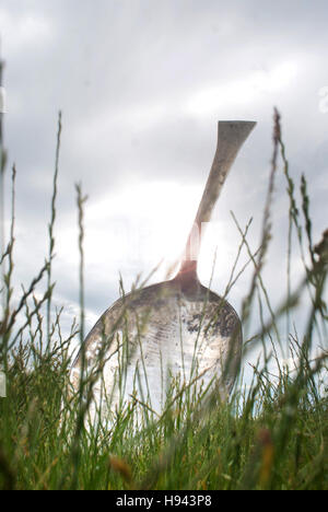 The Giant Spoon near Cramlington / Eat for England by Bob Budd Stock ...
