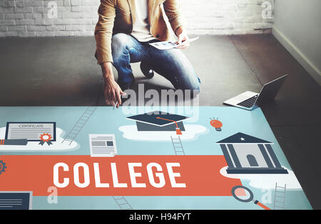Collage Academic Education Institution Concept Stock Photo - Alamy