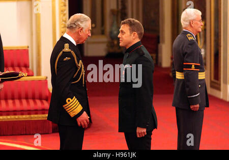 Major Andrew Todd, The Royal Gurkha Rifles with his MBE which he ...