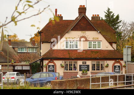 The Rising Sun Pub in Staines near Heathrow Airport Stock Photo - Alamy