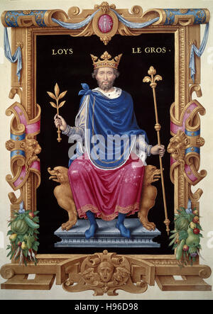 Louis VI, the Fat (1081-1137) king of France from 1108. A member of the ...