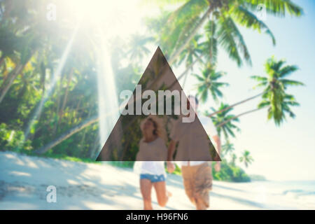 Summer Togetherness Friendship Triangle Copy Space Concept Stock Photo ...