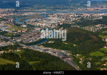 View of Irun city, at the Basque Country Stock Photo - Alamy