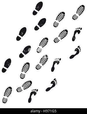 Footsteps 4 U Stock Photo - Alamy
