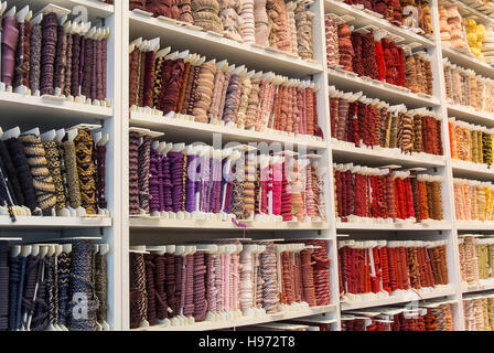 Sewing Notions on Display in Fabric Store Stock Photo - Alamy