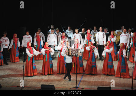 SYKTYVKAR, RUSSIA - NOVEMBER 19, 2016: The performance of the ...