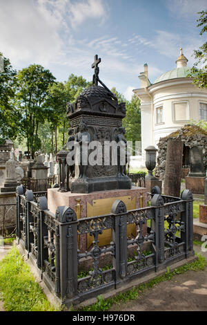 Alexander Nevsky Monastery (Lavra), St Petersburg, Russia Stock Photo ...