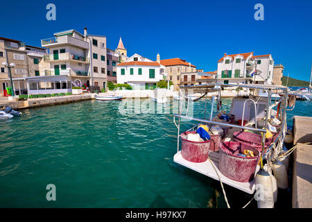 Old fishing village of Pirovac waterfront view Stock Photo - Alamy