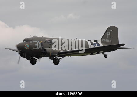 Douglas C-47A Skytrain, military version of the DC-3 Dakota,in USAAF D ...