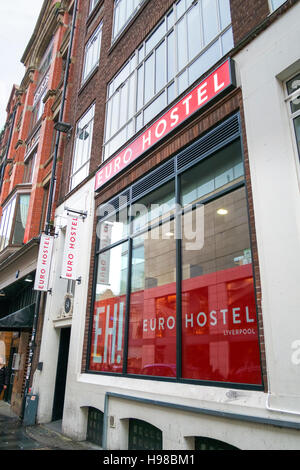 The Euro Hostel in Liverpool, Merseyside, UK Stock Photo - Alamy