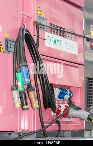 Auxiliary Diesel generator for exterior electric power supply Stock ...