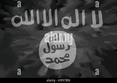 ISIS islamic state flag Stock Photo - Alamy