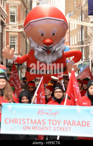 The second annual Hamleys Christmas Toy Parade on Regent Street ...