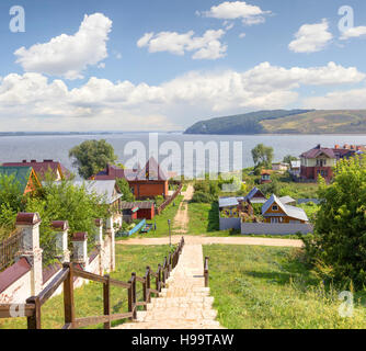 Rural wooden house, Tatarstan, Russia Stock Photo - Alamy
