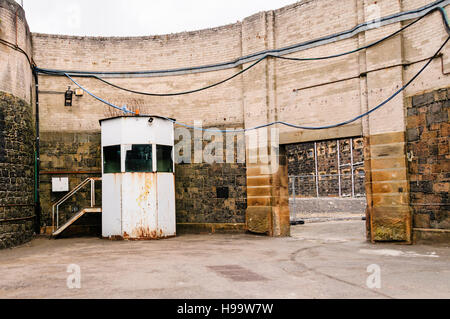 Watchtower in Crumlin Road Gaol, a Victorian prison modelled on ...