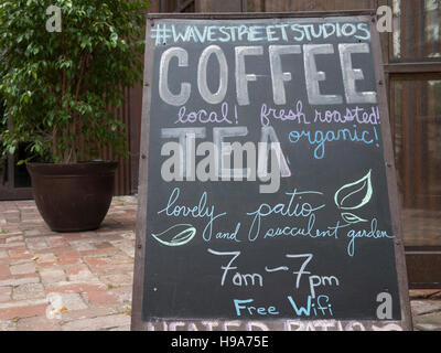 Wave Street Cafe in Monterey, California Stock Photo - Alamy