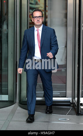 Owen Smith MP attends the Andrew Marr show at the BBC studios in London ...