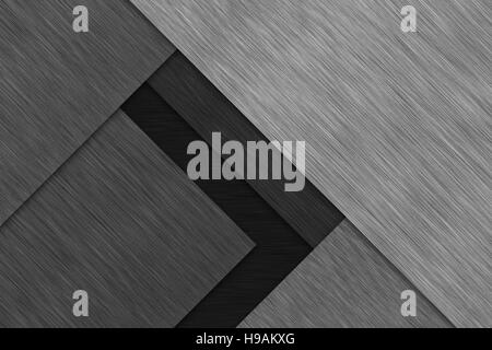 Linear brushed metal texture layered plates. Aluminum background ...