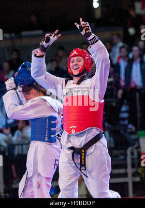 Burnaby, Canada. 20th Nov, 2016. WTF World Taekwondo Junior Championships Georgii Tandelov (RUS ...