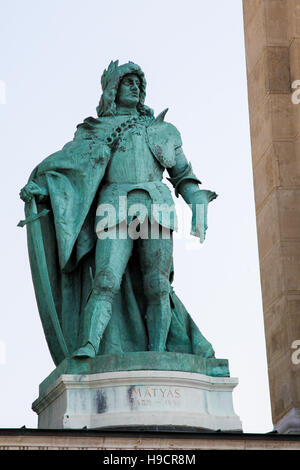 King Matthias Corvin Statue Stock Photo - Alamy