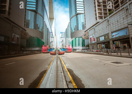 Street Hong Kong famous Nathan Road Tsim Sha Tsui Stock Photo - Alamy