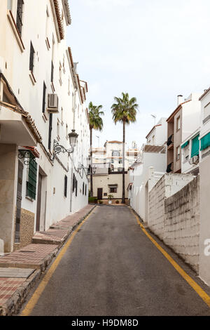 Street. The picturesque street of the city of Estepona. Costa del Sol ...