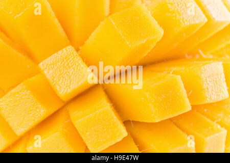 Close-up fresh slices of yellow pineapple on white background. Slices ...
