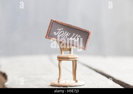 Join Us Invitation Support Business Concept Stock Photo - Alamy