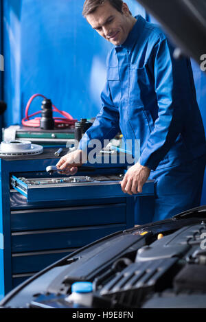 car repair maintenance service center blurred background Stock Photo ...