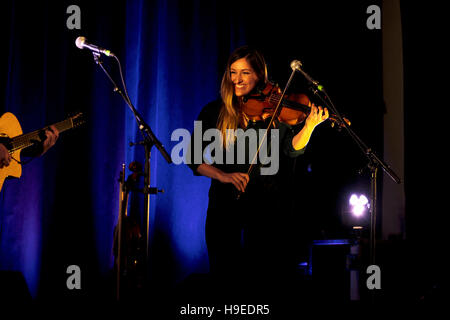 Bond band girl Elspeth Hanson at the Phipps Hall Beauly Stock Photo - Alamy