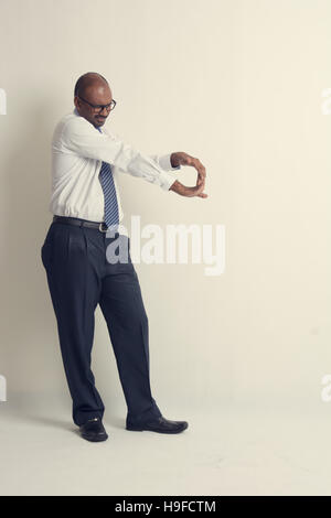 indian male businessman with stressful look Stock Photo - Alamy