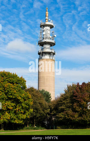 Heaton Park BT Tower. A communications tower at Heaton Park, Manchester ...