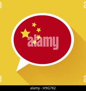 flag, china, chinese, bubble, talk, speaking, speaks, spoken, speak ...