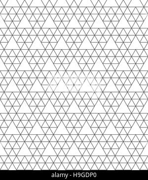 Monochrome hexagonal triangle pattern design Stock Vector Image & Art ...