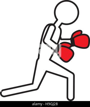 professional boxer avatar isolated icon Stock Vector Image & Art - Alamy