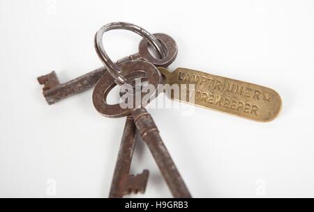 An extremely rare set of three keys that belonged to the Titanic's lamp ...