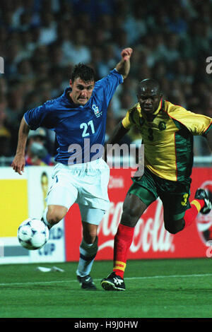 CHRISTIAN VIERI ITALY & ATHLETICO MADRID 22 June 1998 Stock Photo - Alamy