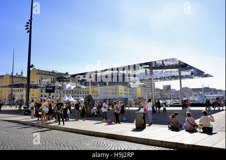 The Reflective flag Forster + Partners created the firm on the old port ...